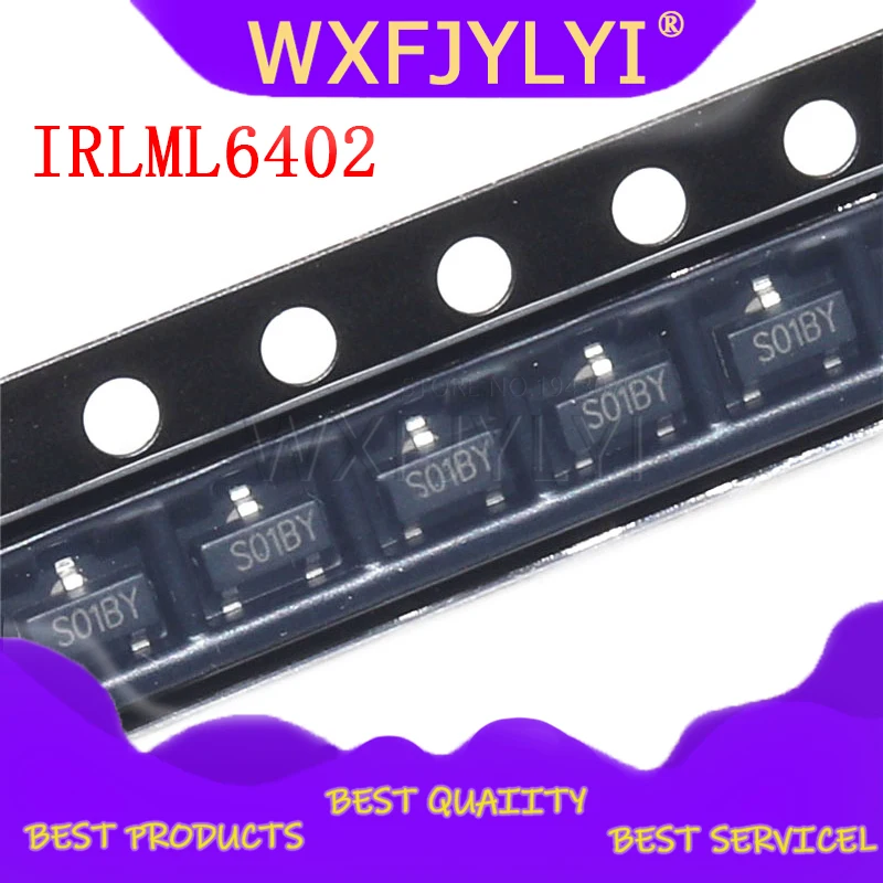 100pcs IRLML6402TRPBF SOT23 IRLML6402 SOT IRLML6402TR SOT-23 SMD Power ...