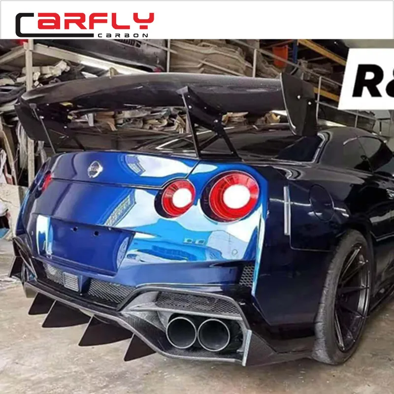 High Quality Apr Style Rear Spoiler For Gtr R35 Carbon Fiber Car Rear ...