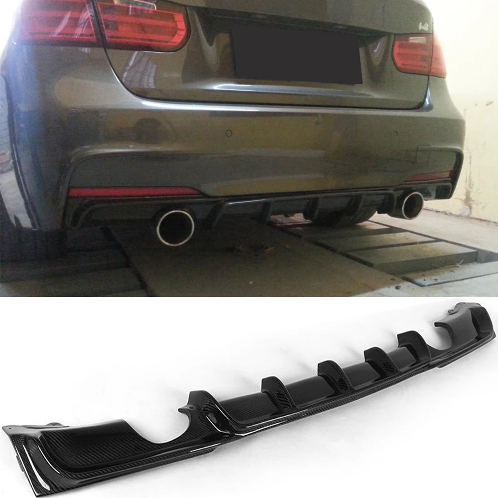 Carbon Fiber Rear Diffuser Lip for BMW 3 Series F30 M Sport 12-17 Rear ...
