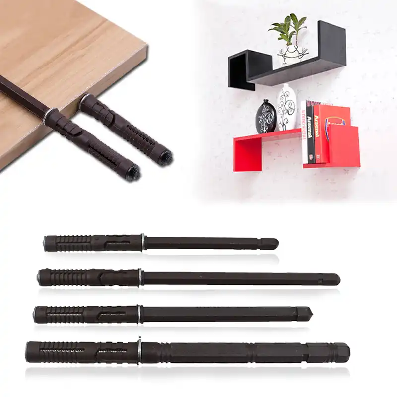 8pcs Metal Shelf Bracket Hidden Floating Shelf Kit Heavy Duty Support ...