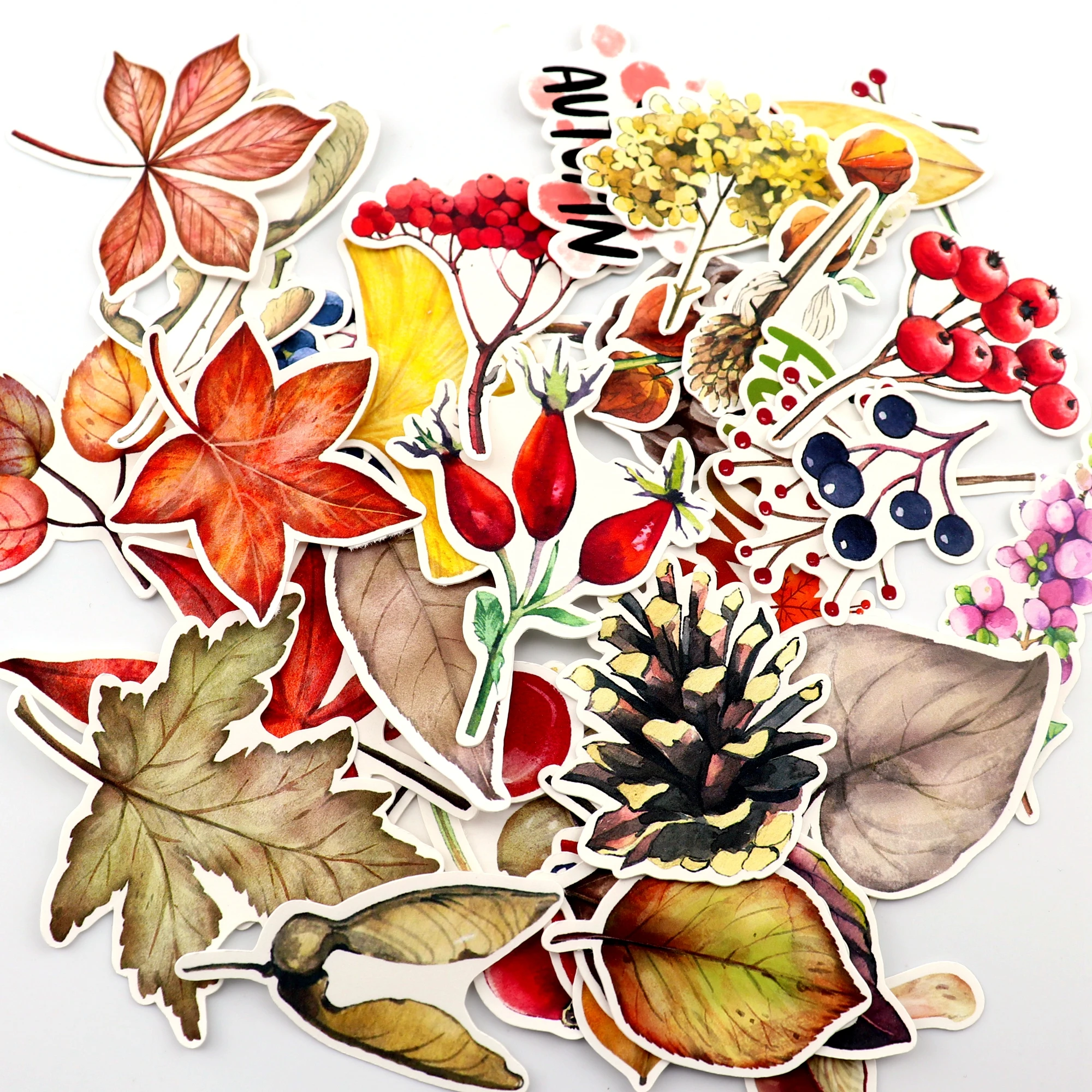 20 leaf resin mould inserts Autumn leaves decals Scrapbooking Craft ...