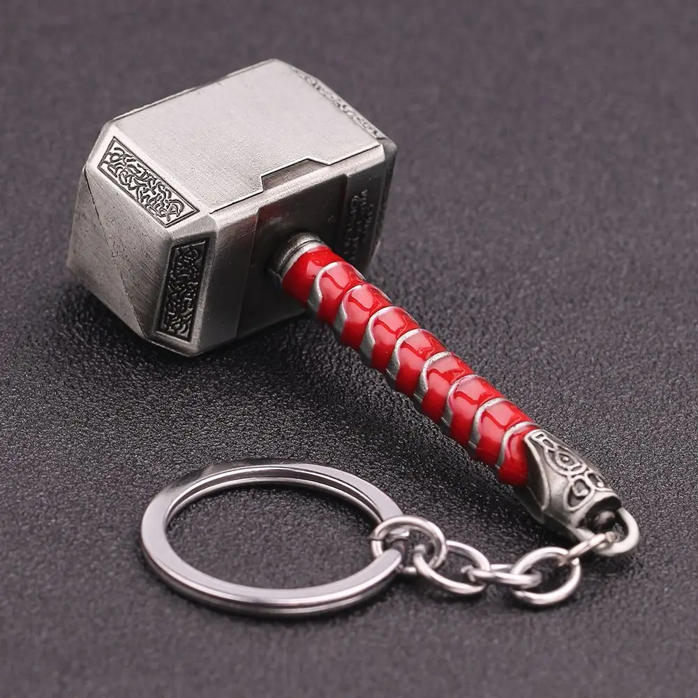 Marvel-The-Avengers-Thor-Hammer-Metal-Key-Chain-Keyring-Men-Women-Key ...