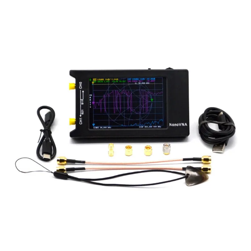 1-5GHz-4-Inch-Vector-Large-Screen-Network-Analyzer-Nano-VNA-H4-Antenna ...