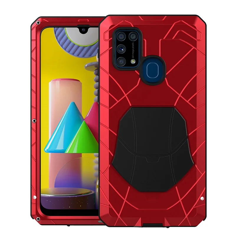 Original For Samsung Galaxy M31 Phone Case Hard Aluminum Metal ...