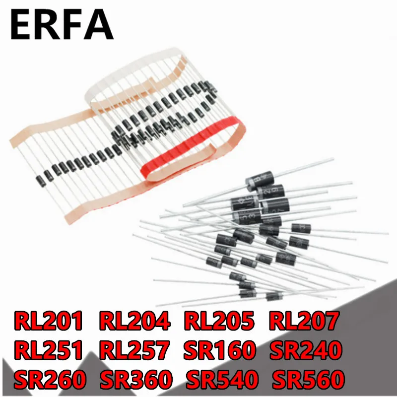 100pcs-lot-RL201-RL204-RL205-RL207-RL251-RL257-SR160-SR240-SR260-SR360 ...