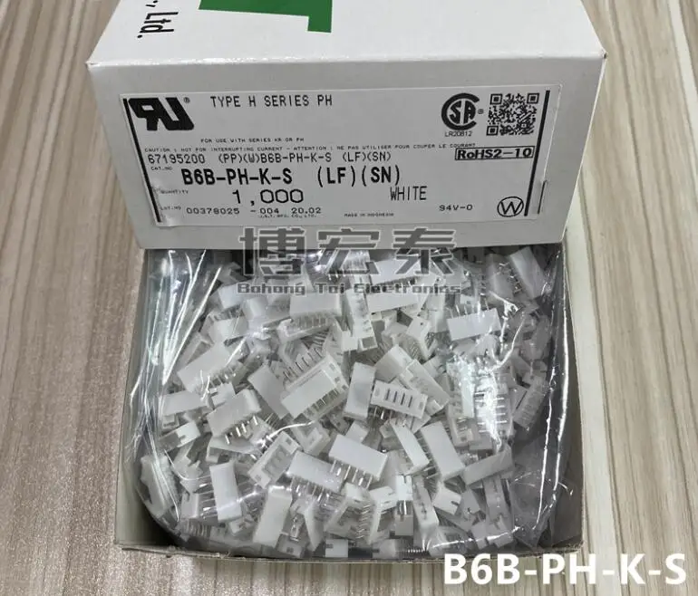 S6B PH K S (LF)(SN) CONN serie PH lado 6POS 2MM JST conectores terminales carcasas originales ...