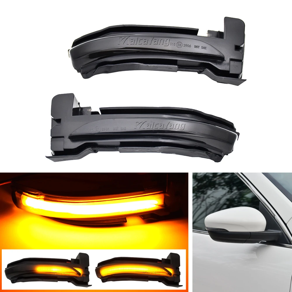 Car-Dynamic-LED-Turn-Signal-Light-Scroll-Blinker-Lamp-Rearview-Mirror ...