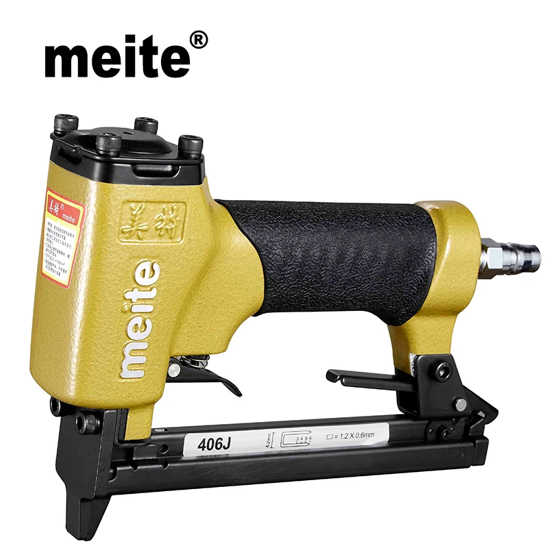 Meite 406J fine wire staple air pneumatic tool stapler nailer gun by ...