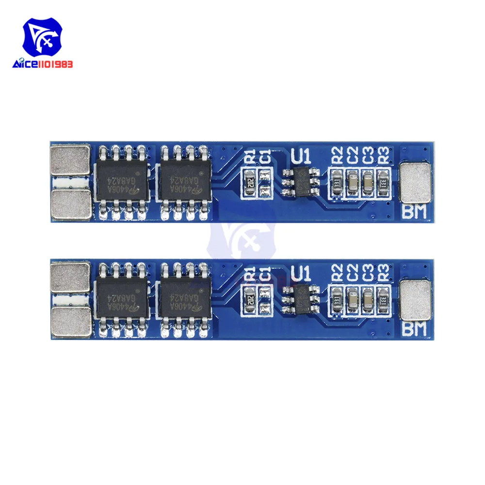 diymore 2PCS/Lot 2S 5A 18650 Li ion Battery Protection Module BMS PCM ...