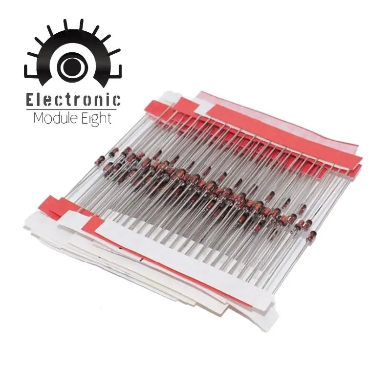 1/2w 0.5w Zener Diode 3.3-30v 14values*10pcs=140pcs Assorted Assortment Set New Electronic Diy ...