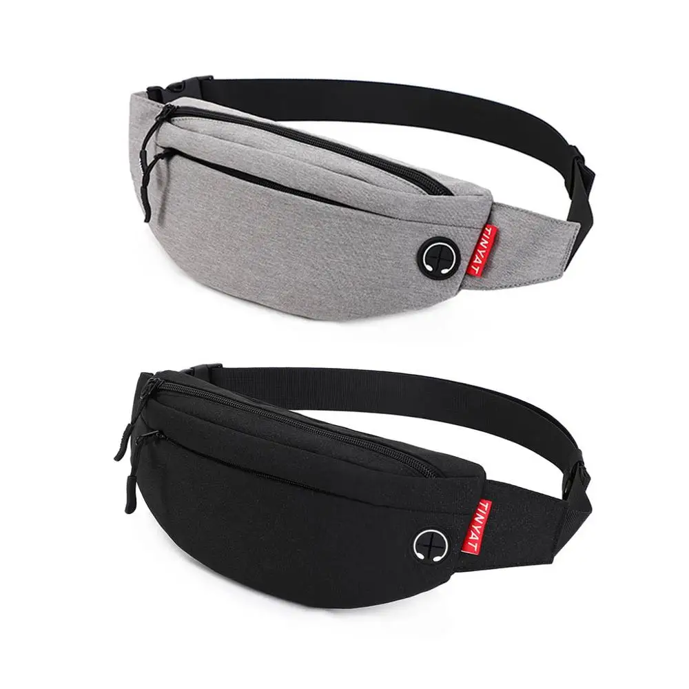 Pochete com cinto para homens, bolsa de ombro para viagem, hip ...