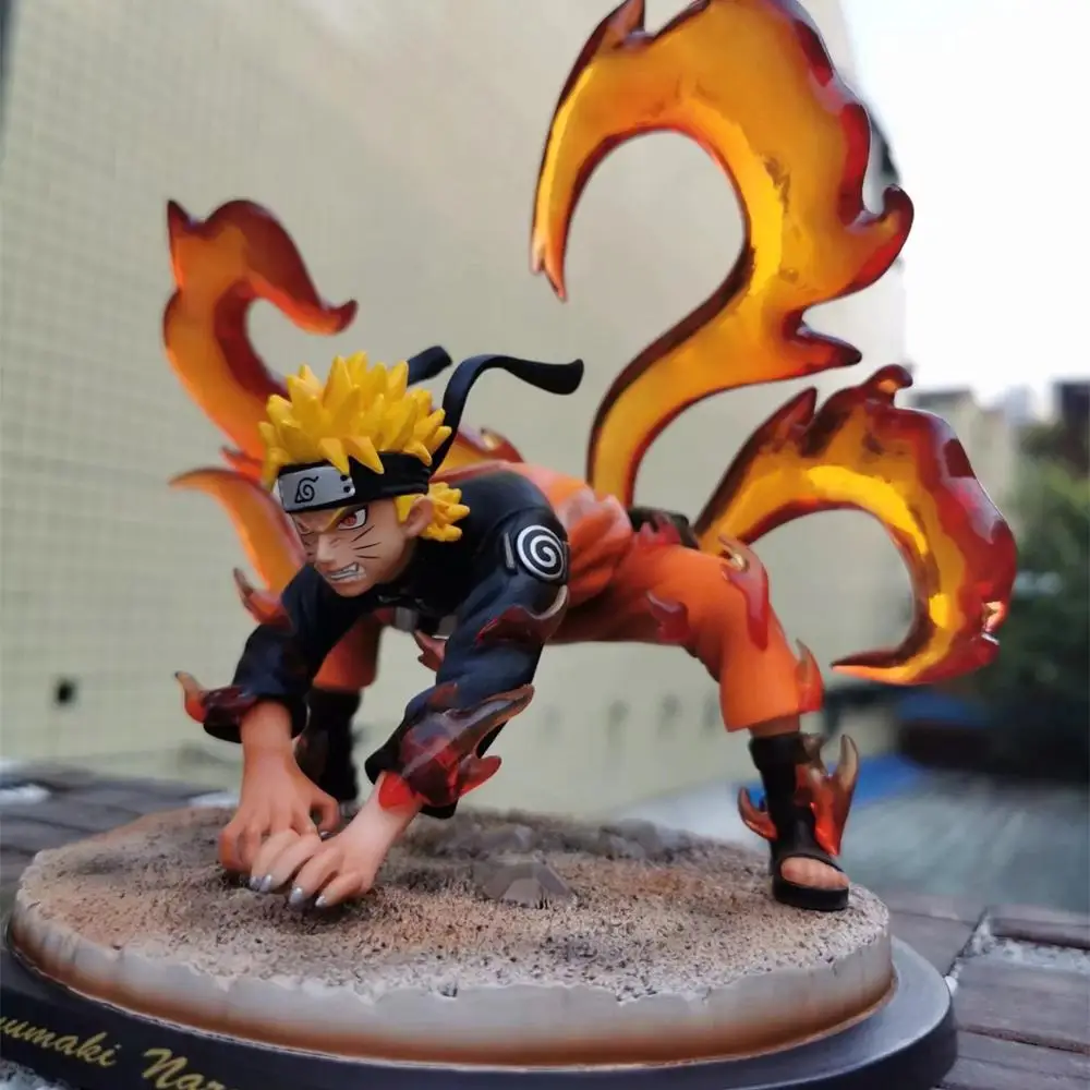 Naruto Kyuubi Kurama Statue Diorama PVC Action Figure Anime Naruto ...
