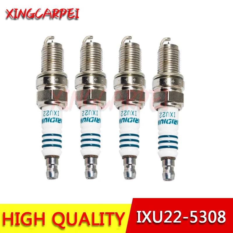 Bujías de iridio IXU22 5308 para Audi, A3, Eos, BMW M5, Porsche 911 ...