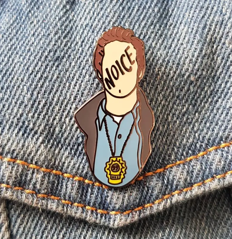 Brooklyn Nine Nine Noice Jake Peralta Enamellapel Pins Badge - Brooches ...