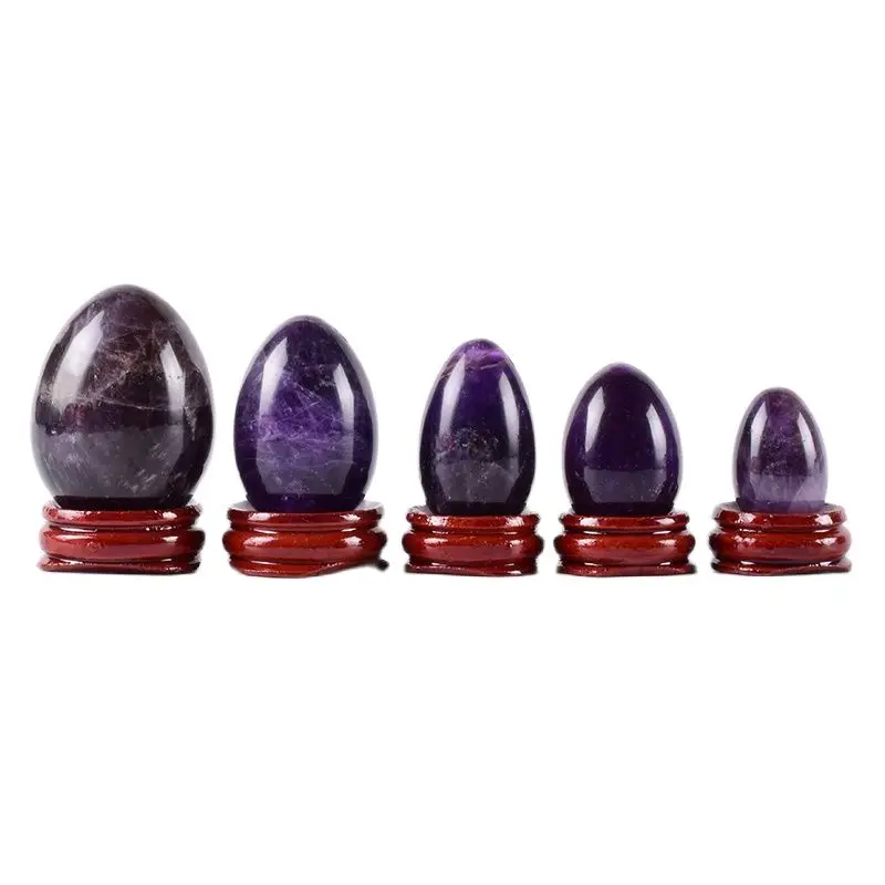 Yoni-Egg-Natural-Amethyst-Massages-Tool-Set-Undrill-Wooden-Base-Crystal ...