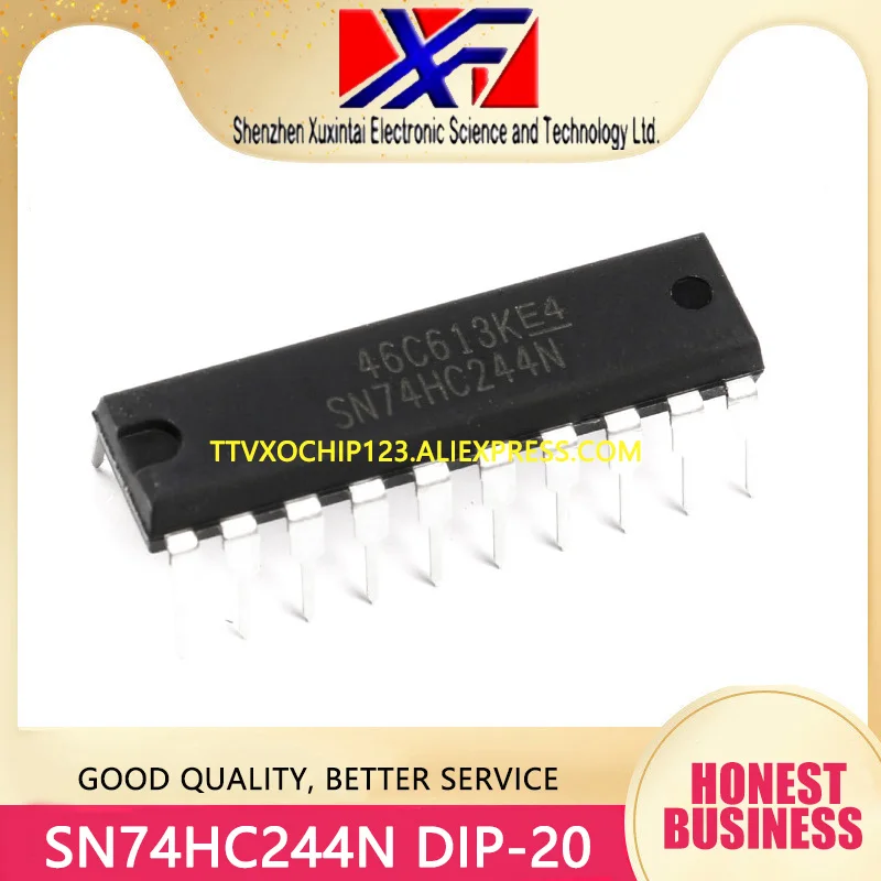 50Pcs/Lot SN74HC244N DIP20 SN74HC244 74HC244 74HC244N IC BUFFER NON INVERT 6V 20DIP|Relés ...
