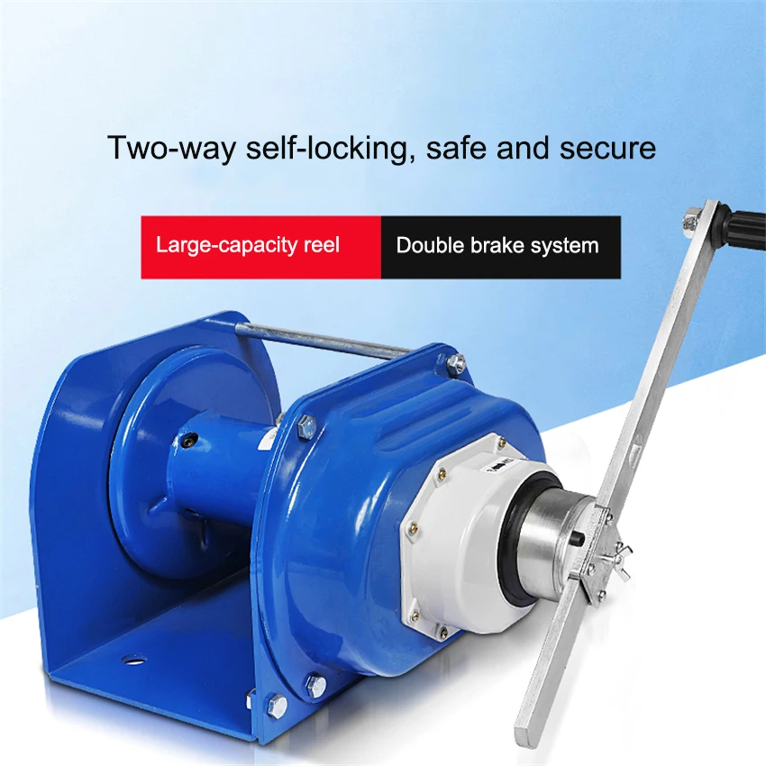 0-5T-6-125kn-120N-Heavy-duty-Hand-Winch-Self-locking-Hoist-Hand-Winch ...