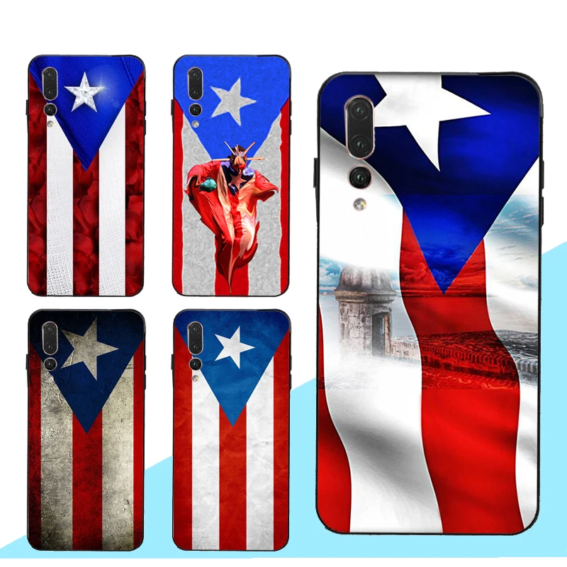 Funda con bandera de Puerto Rico para Huawei P20 P30 Pro P10 P40 Lite ...