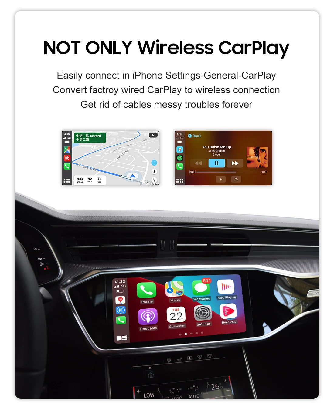 New Carplay Ai Box For Bmw F20 F30 I3 I8 G20 G30 X1 X3 X5 X6 Z4 Mini ...