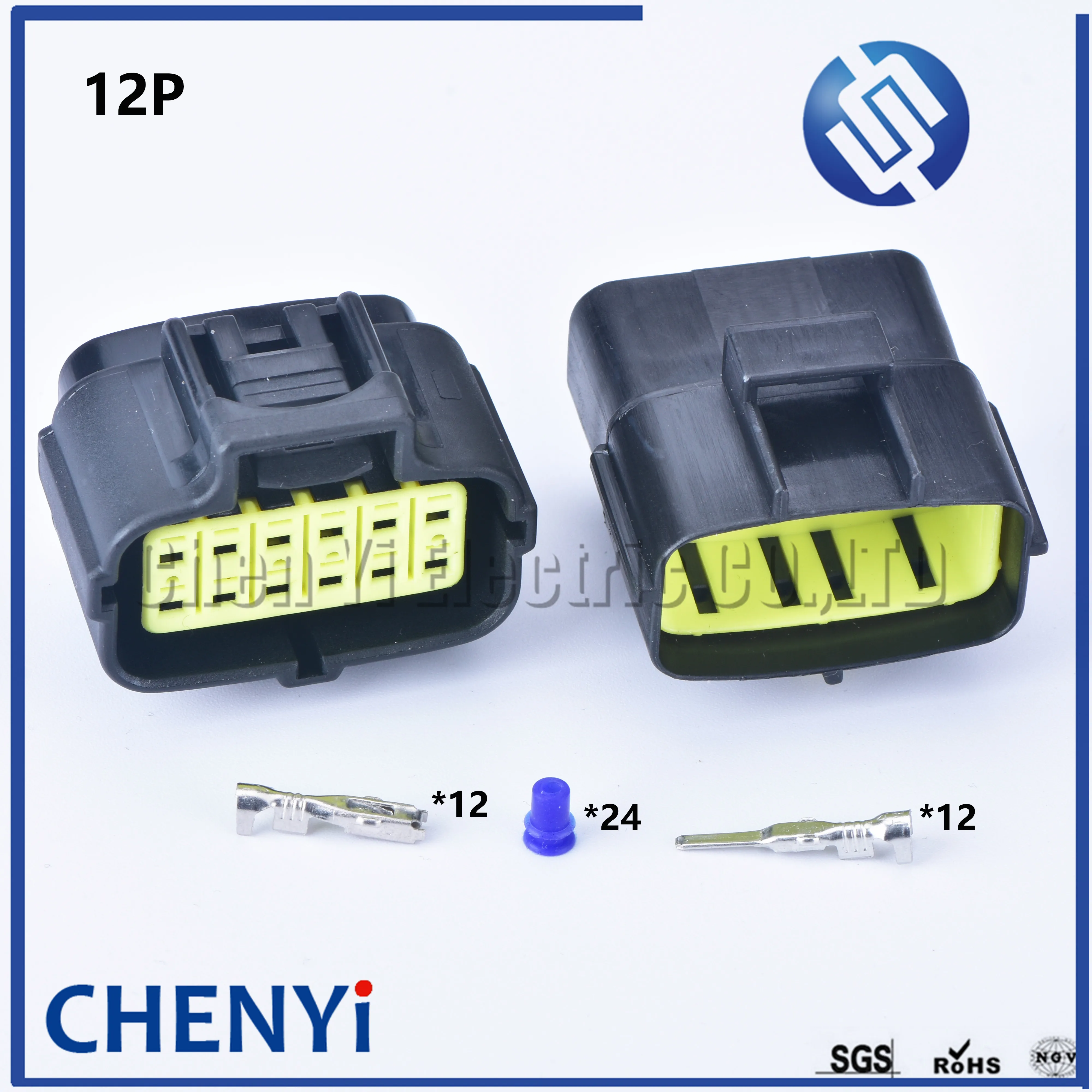 1 مجموعات 12 دبوس طريقة الذكور الإناث موصل سلك مقاوم للمياه السيارات ...