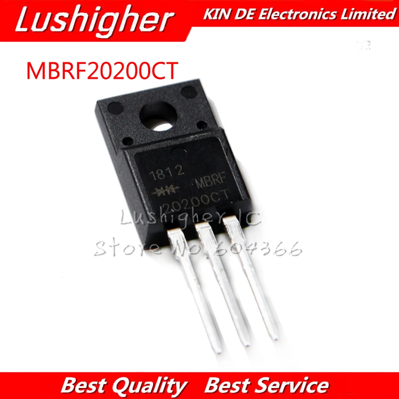 10pcs Mbrf20200ct To-220f Mbrf20200 Mbrf10100ct Mbrf10150ct Mbrf10200ct ...