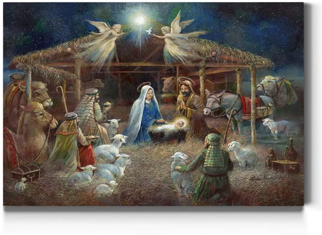 Famous Nativity Scene Painting