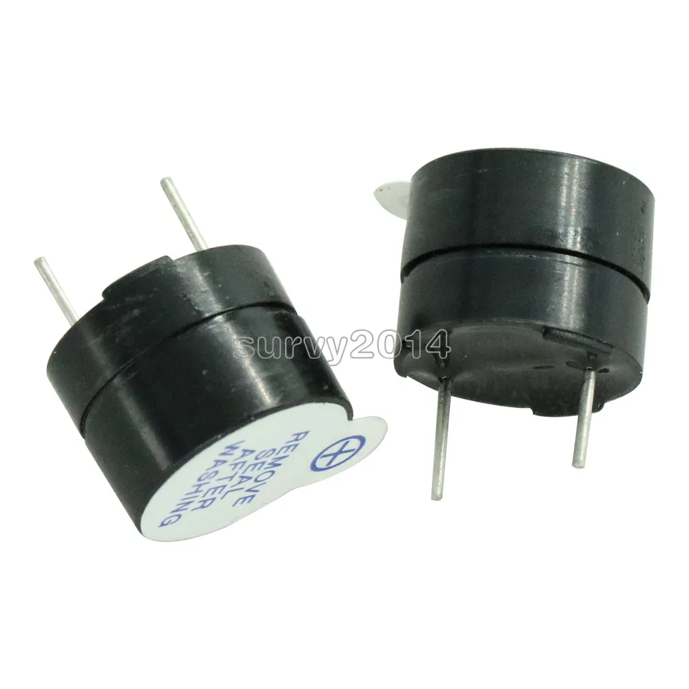 10pcs 5v Active Alarm Buzzer Beeper 9*12mm 5 V Mini Active Piezo Buzzer ...