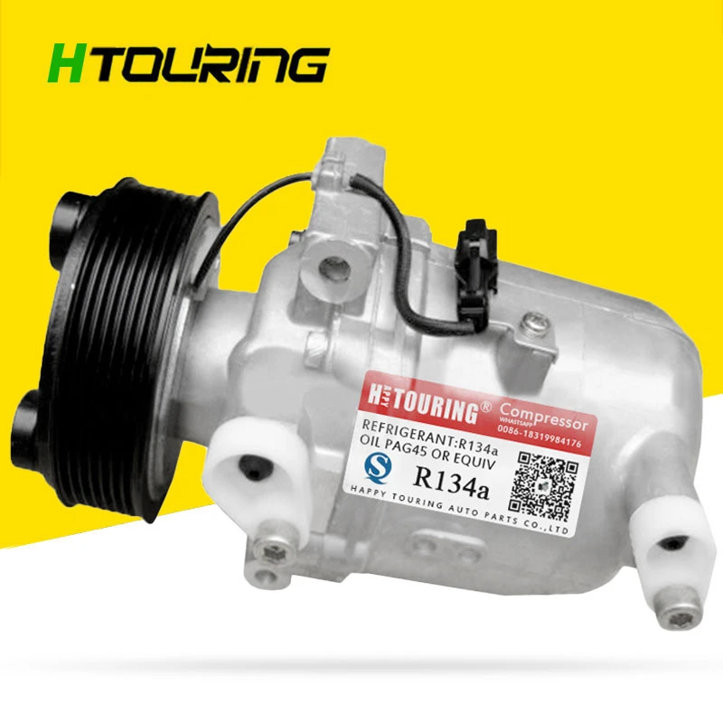 Compresor de aire para coche, accesorio para Nissan Frontier V6 4.0L 2005 2014 CR14 AC A/C 92600 ...