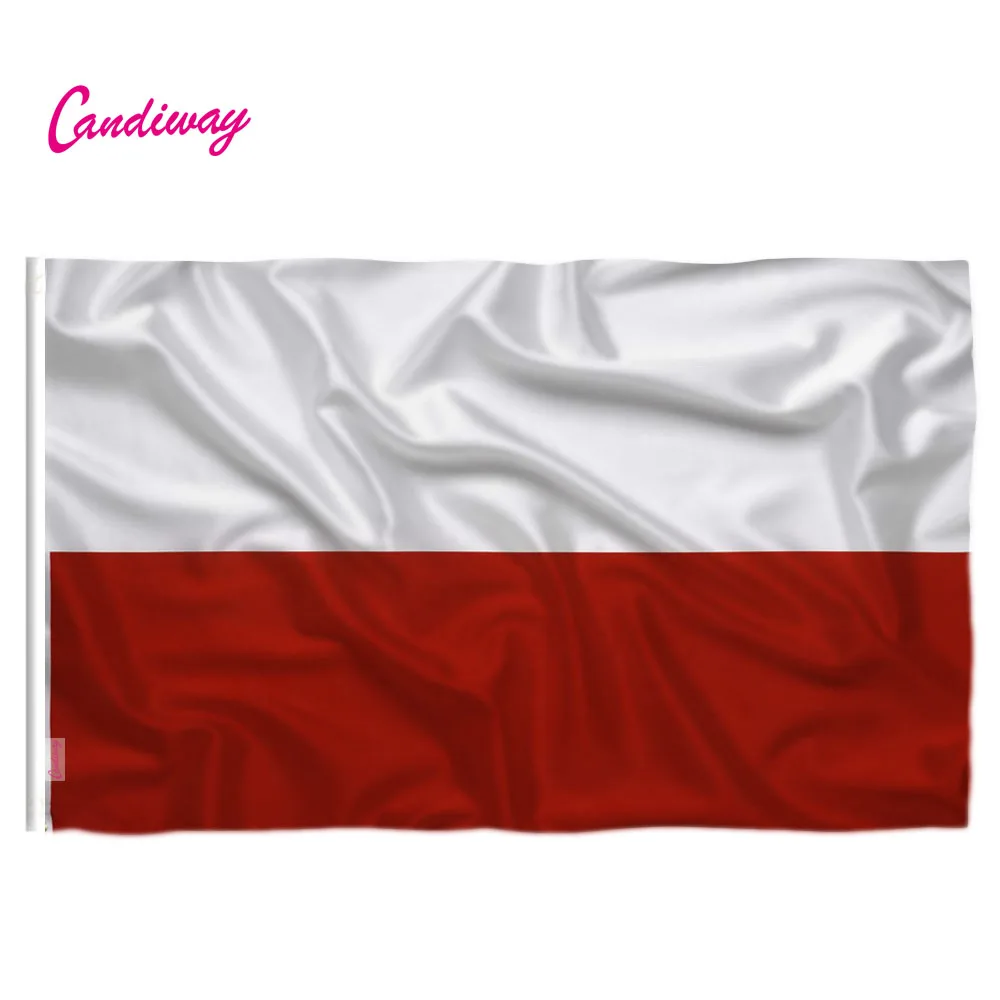 Candiway The Republic Of Poland flag polish flags white red EU Indoor ...