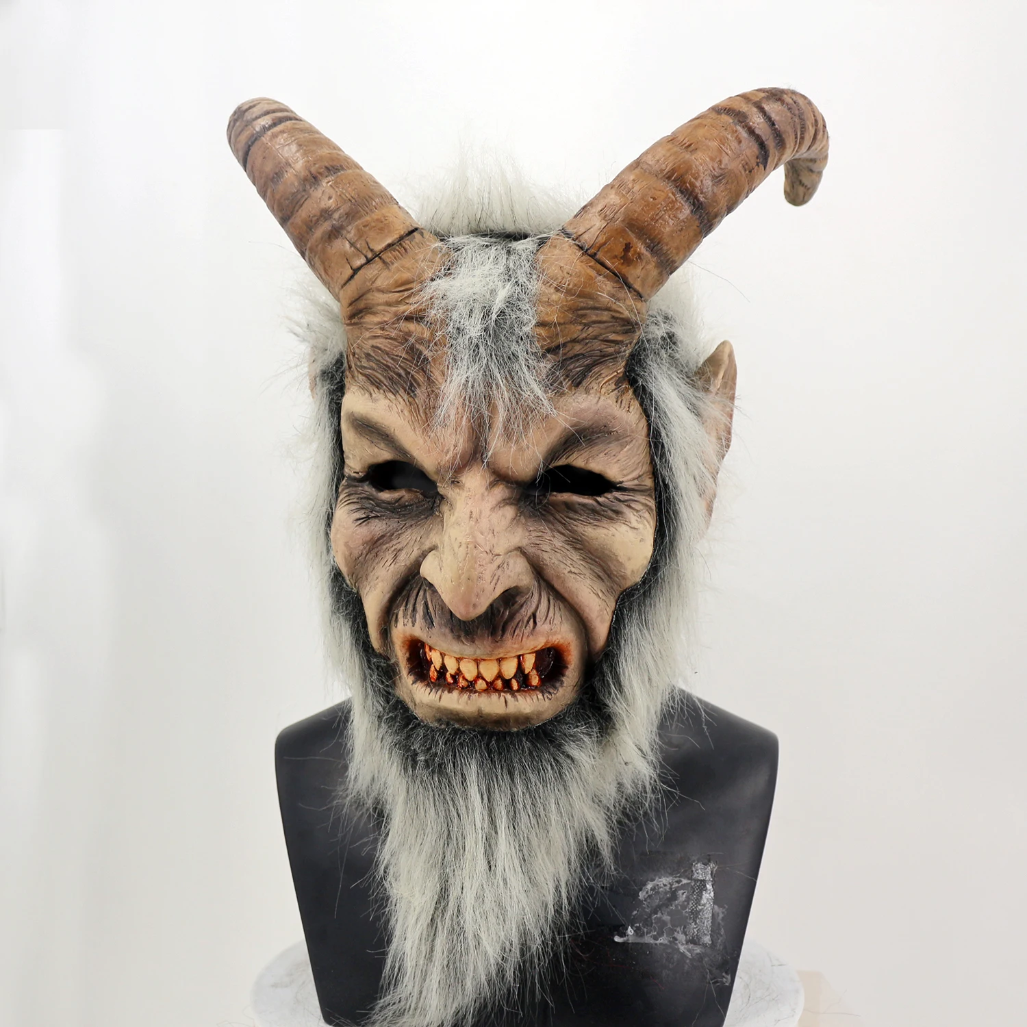Latex Krampus Costume Masks, Cosplay Halloween Horrific Scary Domen ...