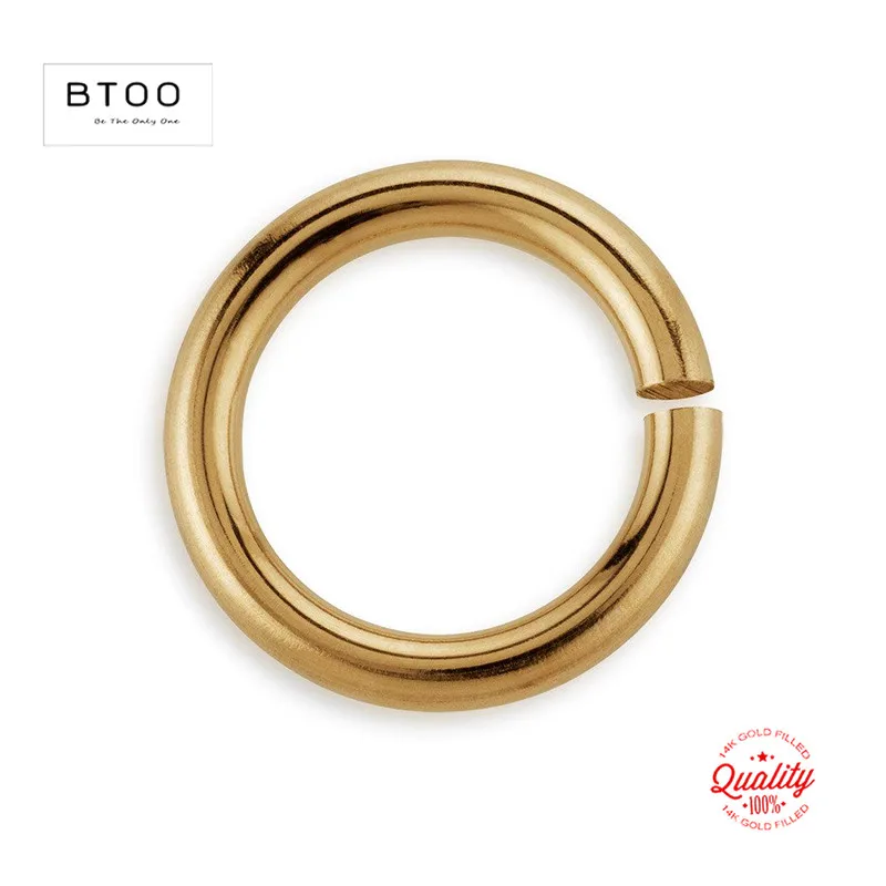 14K Gold Filled Open Jump Rings 14K Gold Split Ring For Making DIY ...