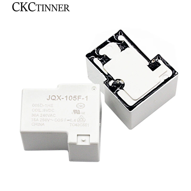 1PCS Relay HF- JQX-105F-1- 005D 012D 024D-1HS DC5V 12V 24V normally ...