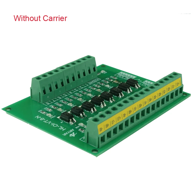 1.8V 3.3V 5V 12V 24V 8 Channel Optocoupler Isolation Board Level Voltage Conversion Board PLC Signal