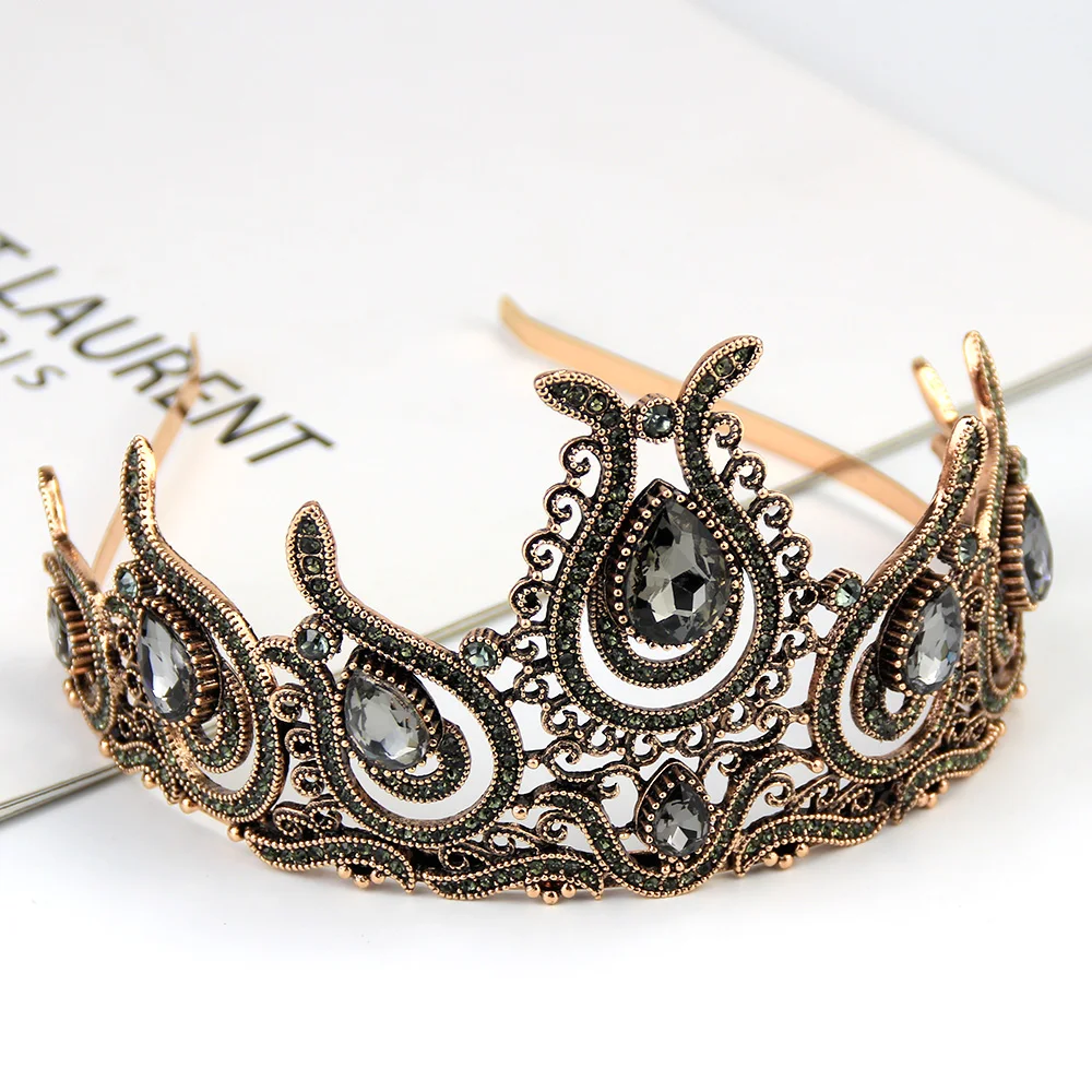Hair Accessories Crown Turkish | Turkish Gold Wedding Crown ...