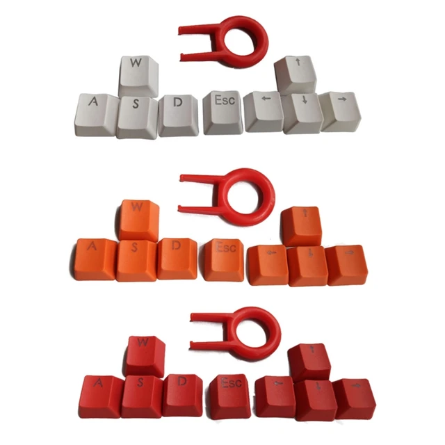 9 Keys PBT Backlit Keycaps WASD/ESC/Direction With Key Cap Puller For ...