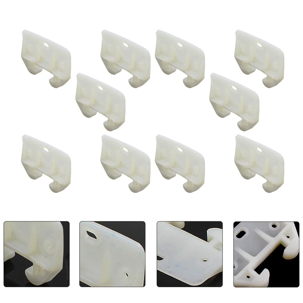 10pcs-Plastic-Drawer-Track-Guides-Slides-Replacement-Furniture-Parts ...