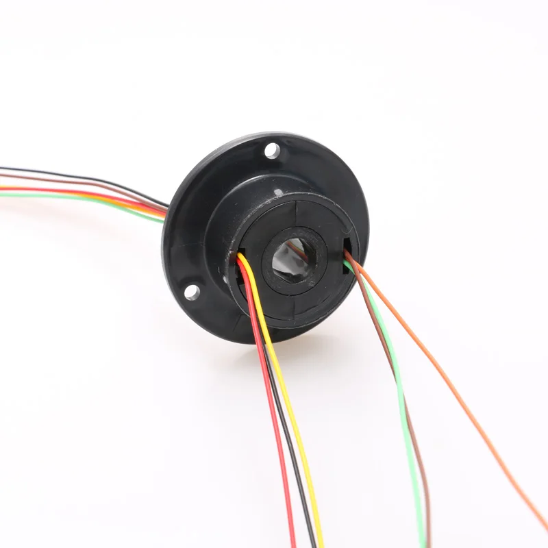 1pcs-DIY-Mini-6-Wire-2A-Slip-Ring-Through-Hole-Dia-10mm-6CH-Conductive ...