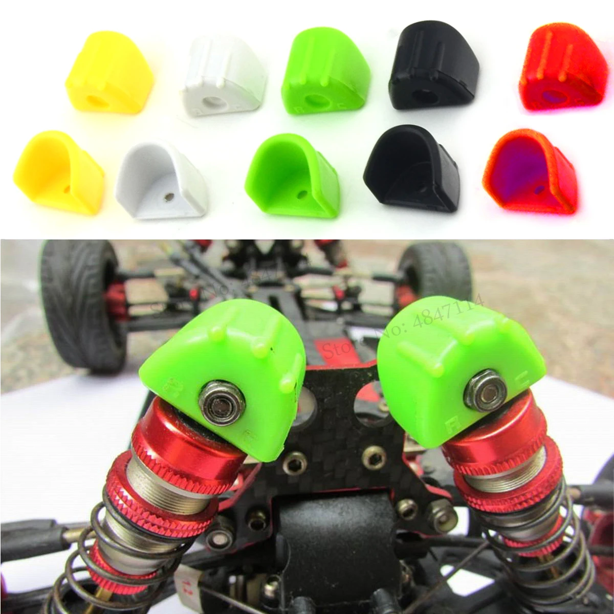 RC-Cars-Shock-Absorber-Wear-Resistant-Cover-Absorption-Guards-Anti-wear ...