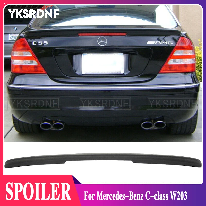 W203-Carbon-Fiber-FRP-Rear-Wing-Lip-Spoiler-for-Mercedes-Benz-C-class ...