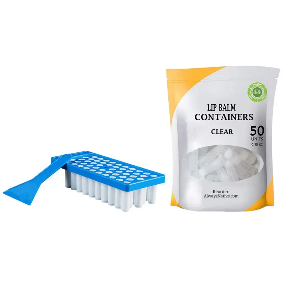 Chapstick Containers Empty Tube Lip Balm Container Tray Kit With Fill ...