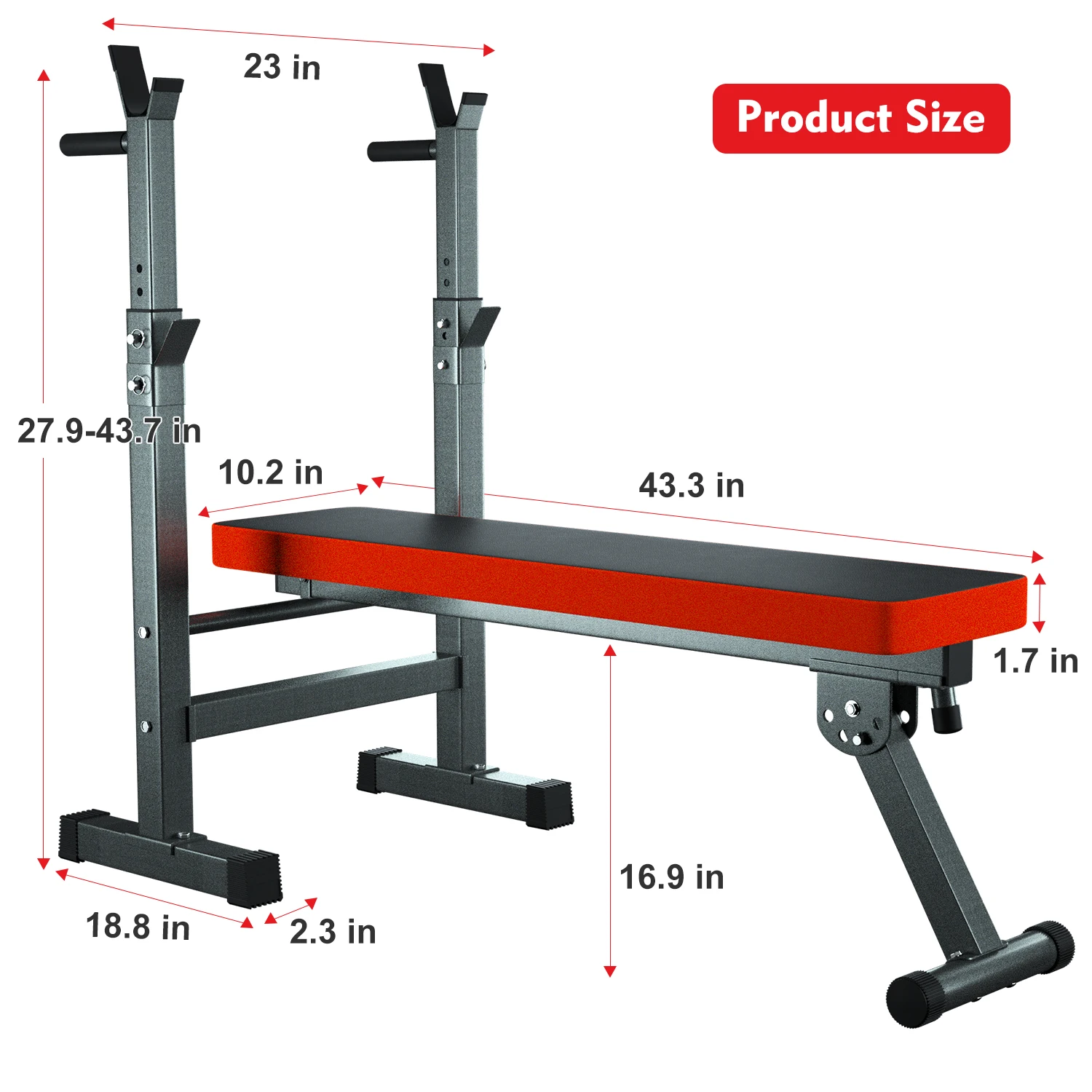 Bench Press Dimensions