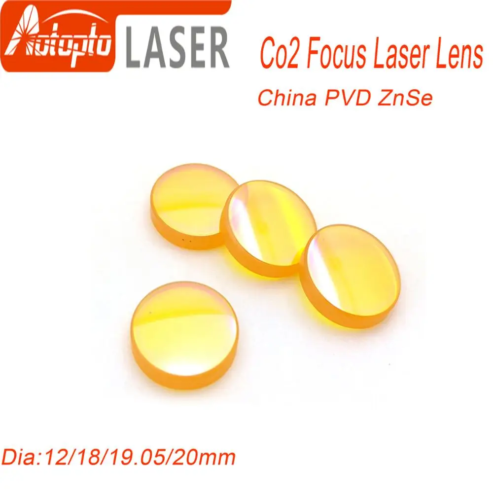 ZnSe Focusserlens 20mm CO2 Laser Focus Lens China PVD ZnSe 12 18mm 19. ...
