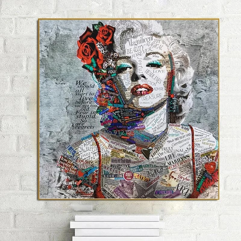 Marilyn Monroe Collage Poster