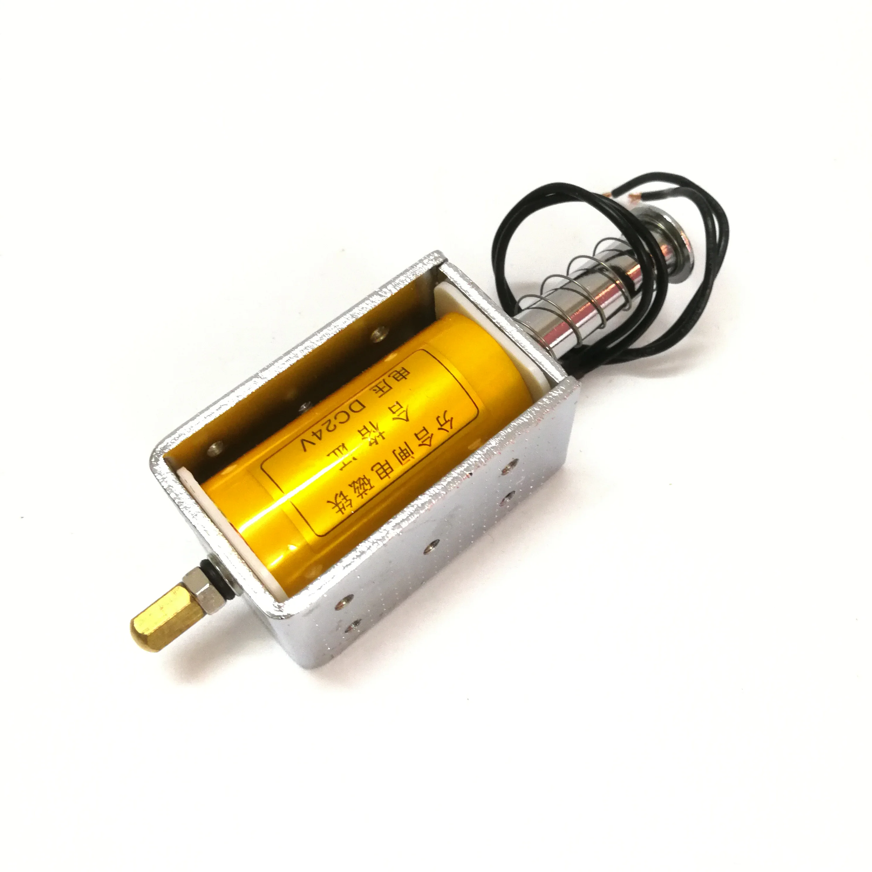 Electromagnet push-pull type long stroke 35mm large thrust 12v DC 24V ...