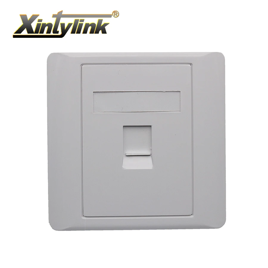 Xintylink Rj45 Socket Panel Jack Modular 1 Port Cat5e Cat6 White ...