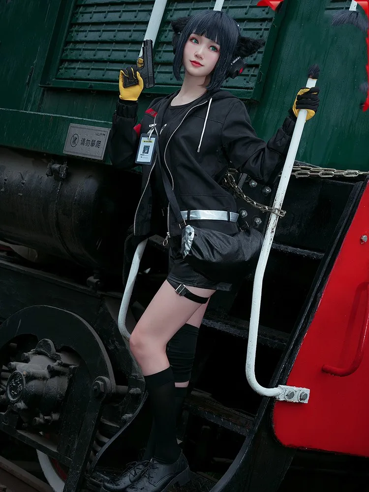 game-Arknights-Cosplay-Costume-Cos-Jessica-Cosplay-Halloween-Party-High ...