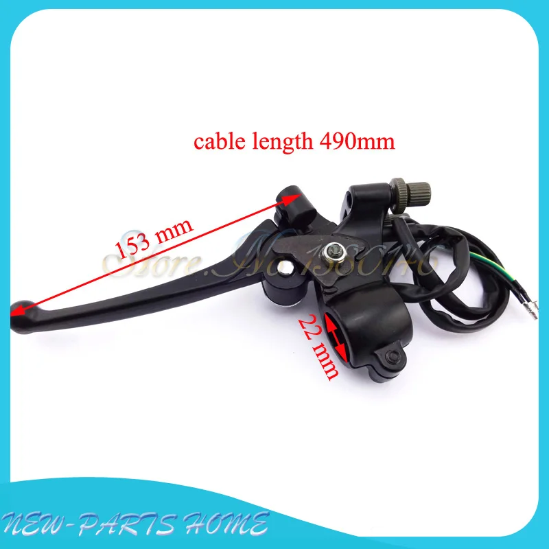 brake lever dual double cable wire For moped scooter Motorcycle ...