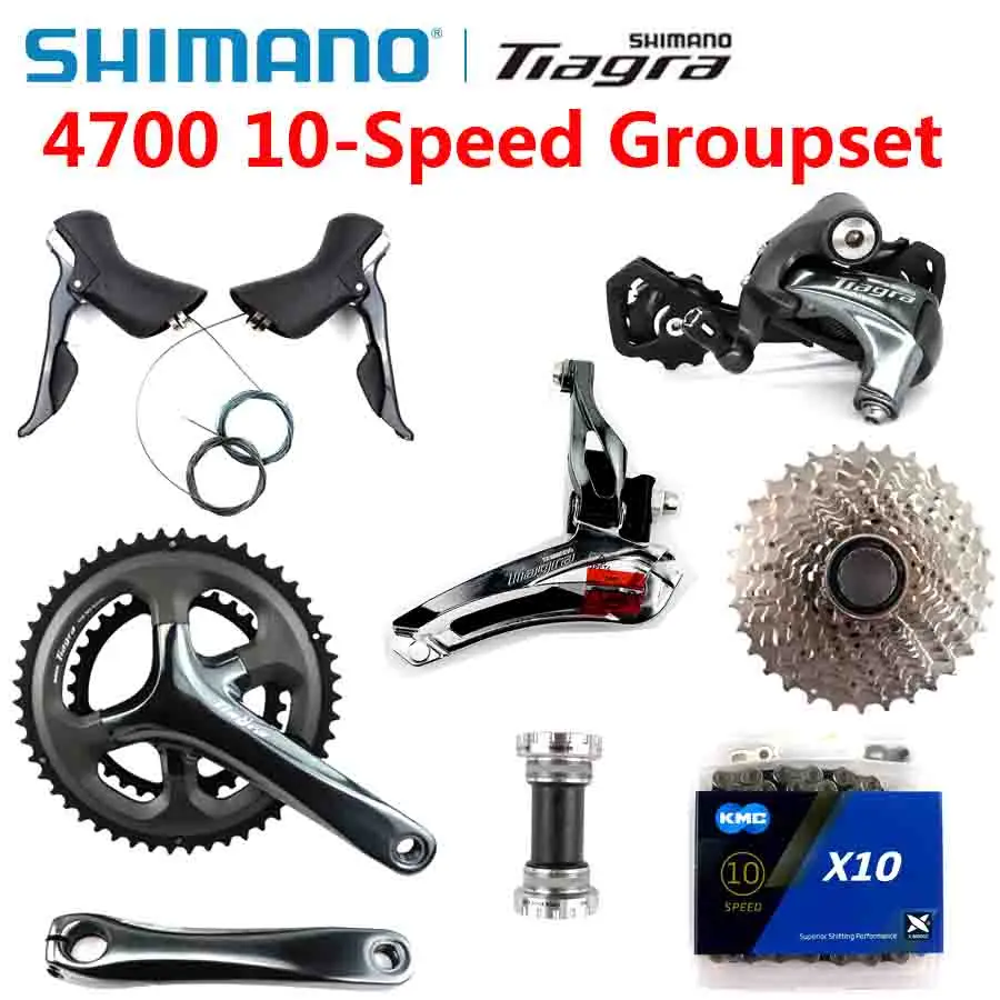 SHIMANO Tiagra 4700 Groupset 4700 Derailleur ROAD Bicycle 2x10 Speed 50 ...