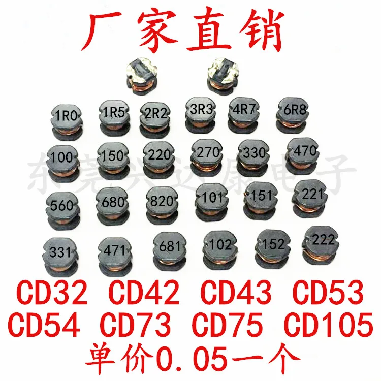 SMD-Power-Inductor-CD43-Wire-Wound-Chip-SDR0403-Chip-Inductors-High ...