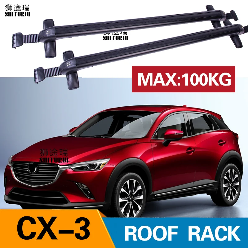 For Mazda Cx-3, 5-dr Suv, 2015- Bars With Locking Aluminum Alloy With ...